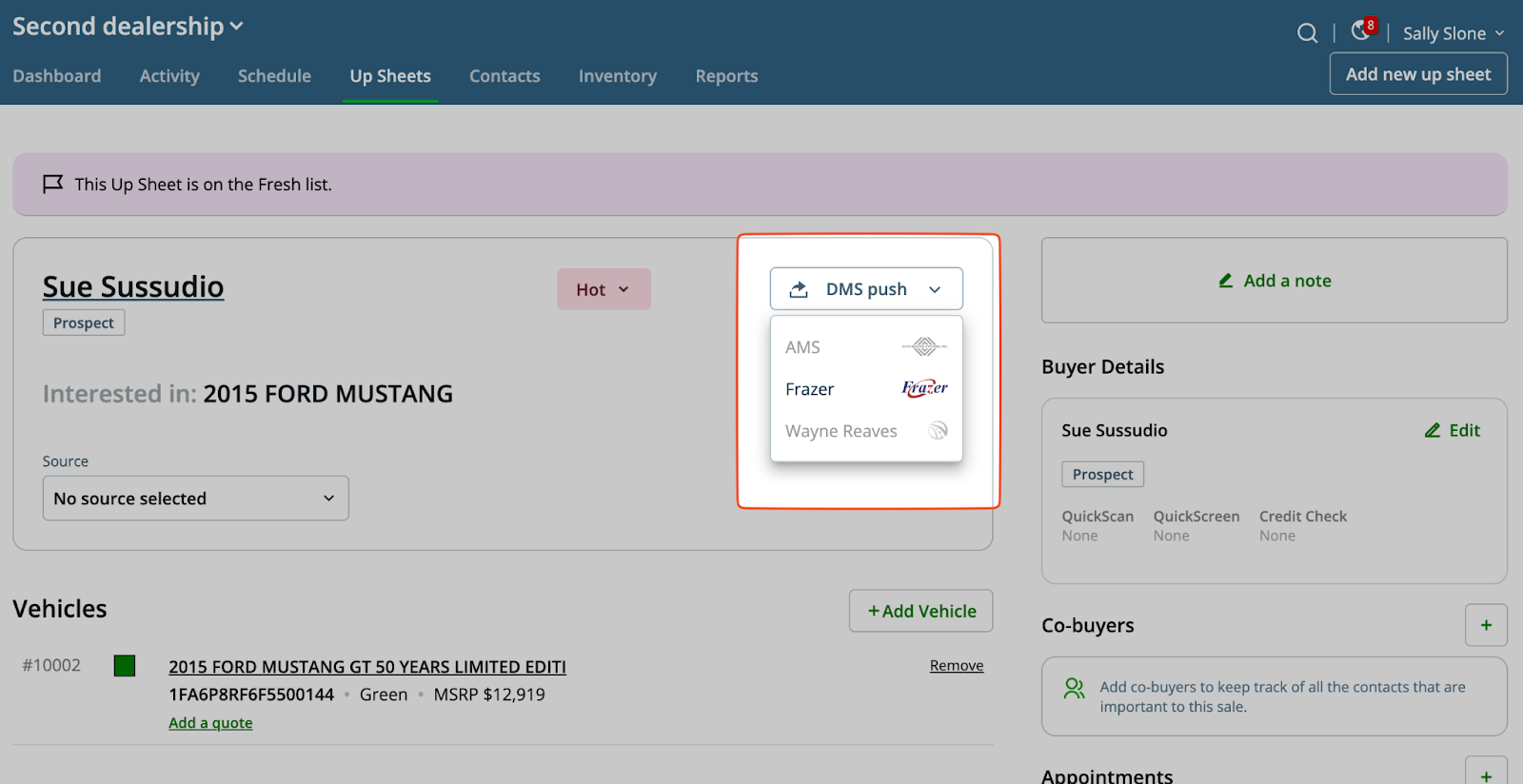 How to Push and Pull Leads Between AutoRaptor and Frazer DMS