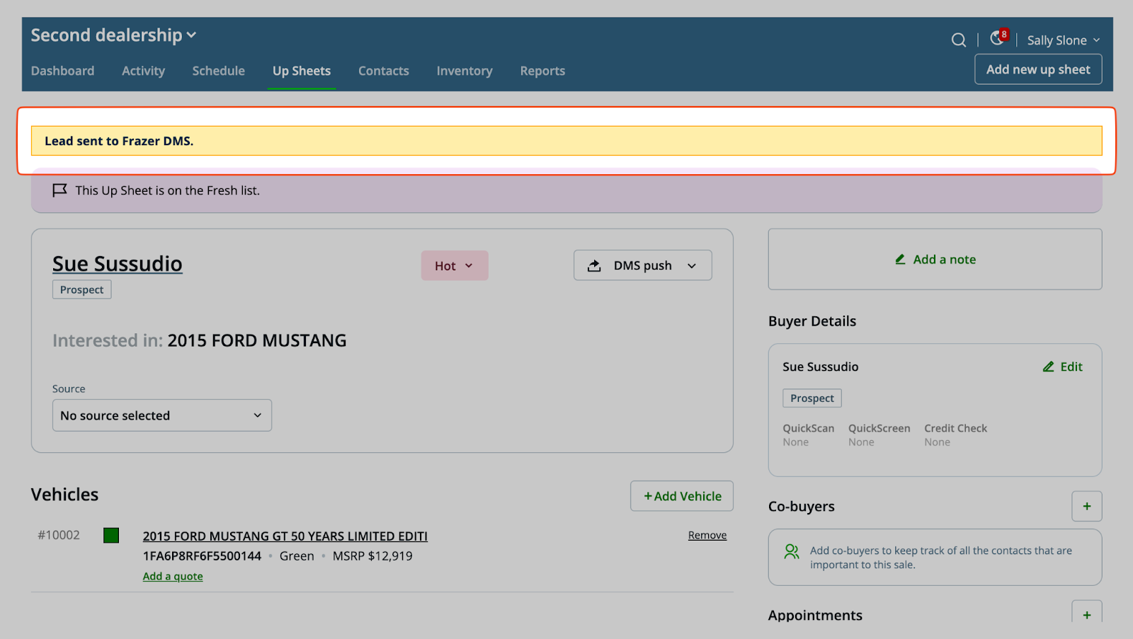 How to Push and Pull Leads Between AutoRaptor and Frazer DMS